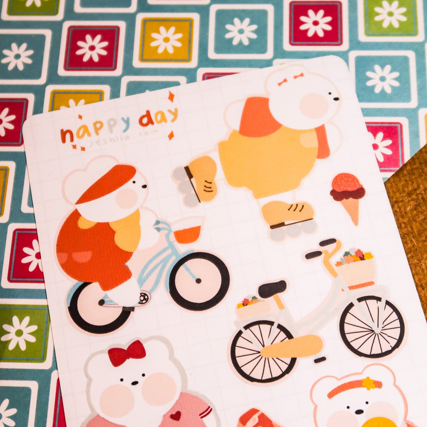 Planilla de stickers - happy day – Jeshlia Store